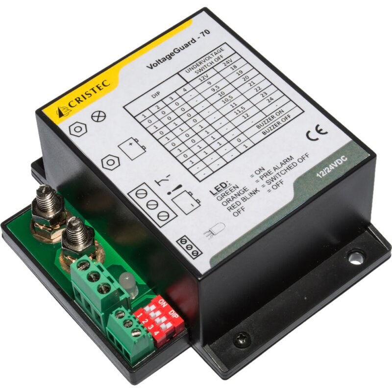 Cristec Voltage Guard, Unterspannungsabschalter mit 70A, schützt die ...